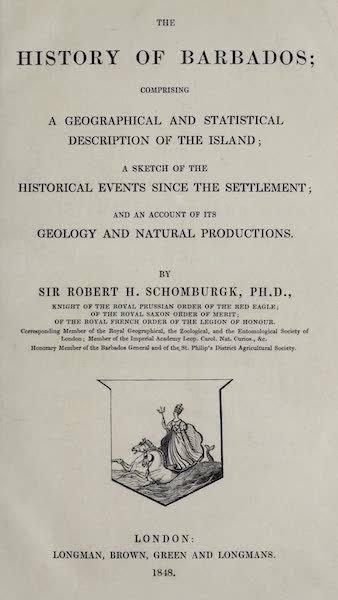 The History of Barbados (1848) | History Archive